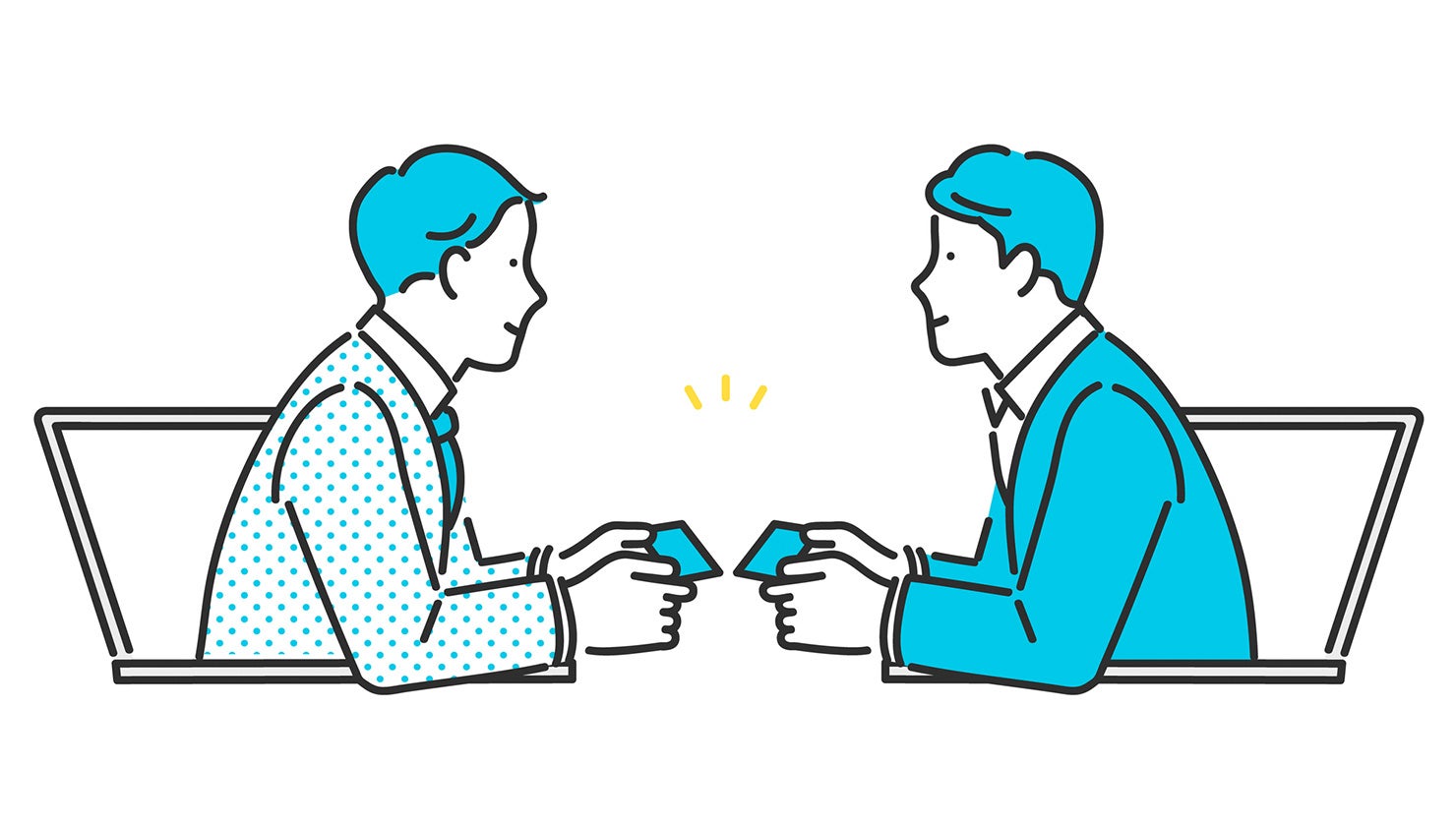 オンライン名刺交換とは？ 方法やマナー、メリットなどを解説｜SKYPCE（スカイピース）
