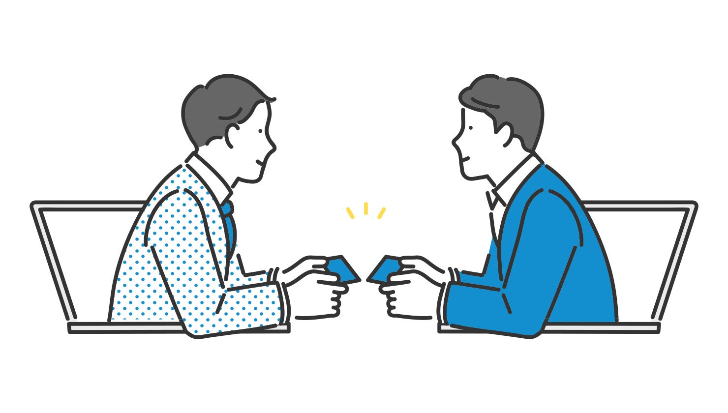 Web会議で名刺交換をする方法は？ 注意点やツールも解説｜SKYPCE（スカイピース）